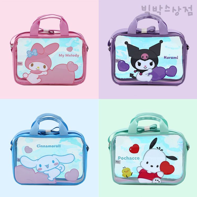 산리오 사각 비치가방 1p 캐릭터 여름 여행 수영가방 어린이 크로스백 패션 시나모롤 마이멜 홈플러스 택배배송