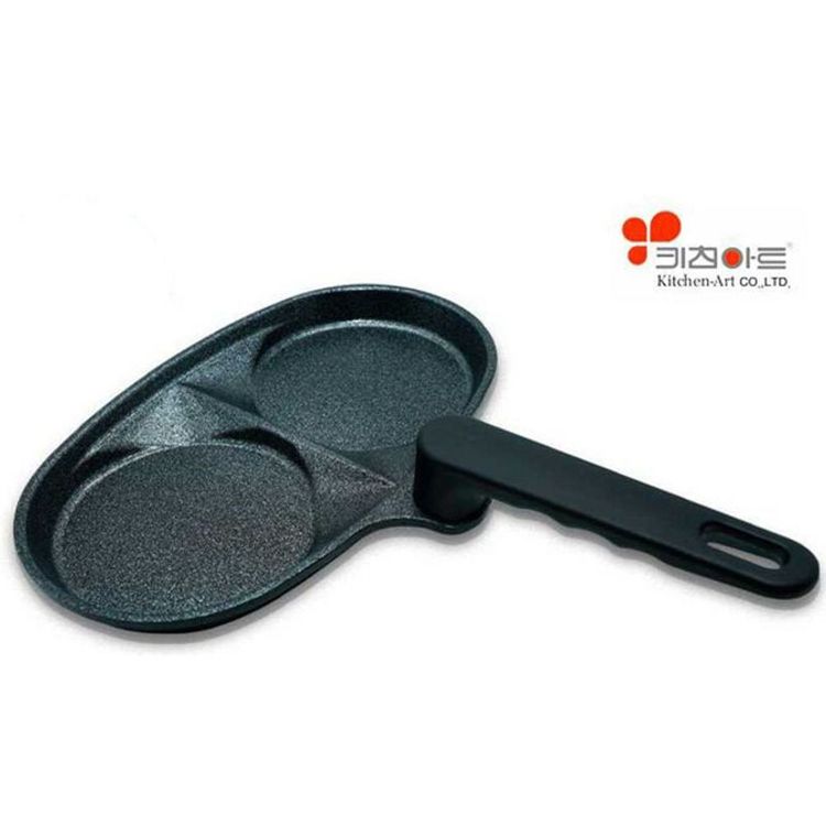 키친아트 실용적인 N613384ce91 에그팬 인덕션 후라이팬 팬케이크팬 2구 홈플러스 택배배송