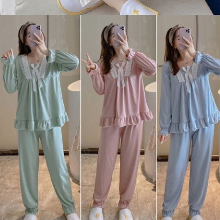 스퀘어넥 여자 공주잠옷 레이스 프릴 예쁜 여성홈웨어 홈플러스 택배배송
