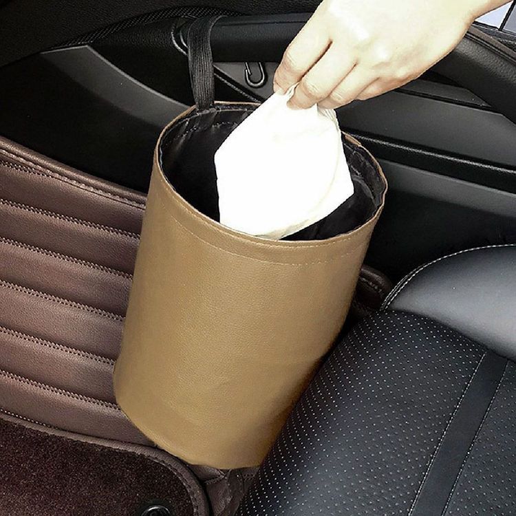 인카 차량용 스프링 접이식 휴지통 쓰레기통 홈플러스 택배배송
