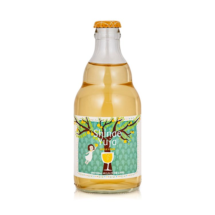 댄싱사이더 신애유자 5도 330ml 유자 사이더 홈플러스 택배배송