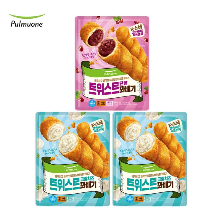 풀무원 트위스트 꽈배기 크림치즈2단팥1 홈플러스 택배배송