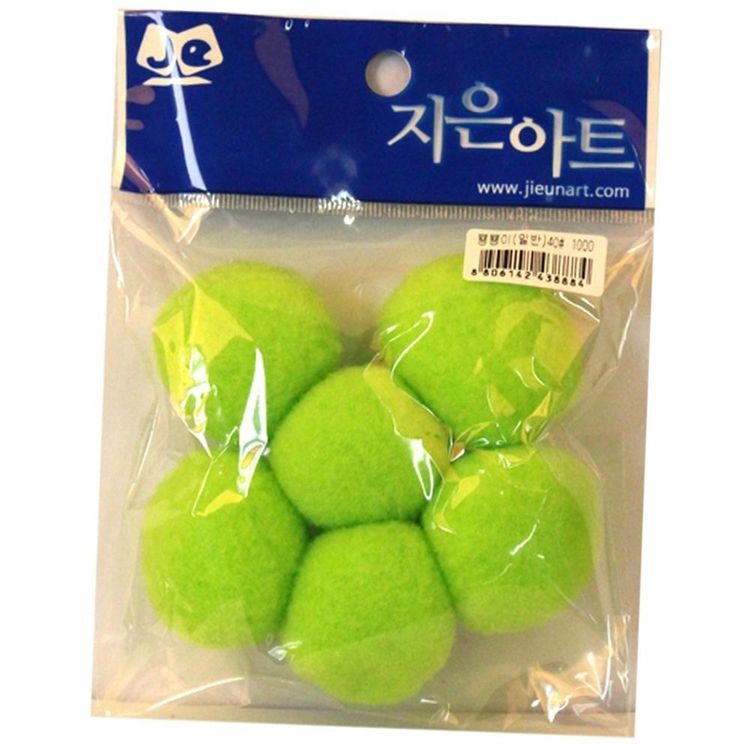 만들기재료 뿅뿅이 일반40 연두 1p 공예 만들기 소품 재료 꾸미기 홈플러스 판매자택배