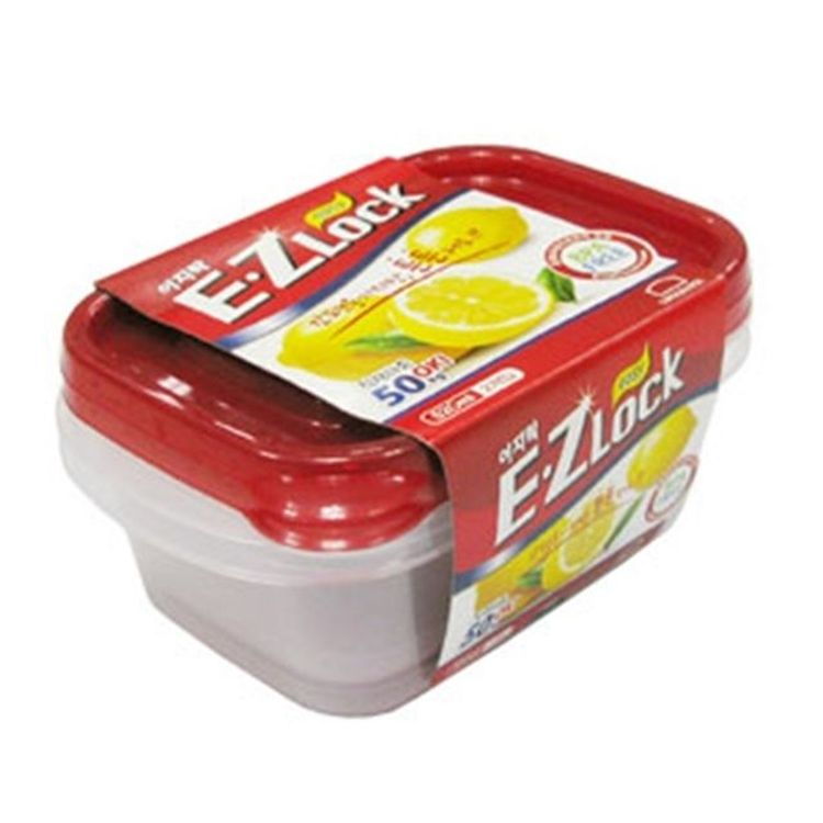 락앤락 실용적인 N61432fca9d 이지 밀폐용기 2개 520ml 레드 반찬 보관 정리 홈플러스 택배배송