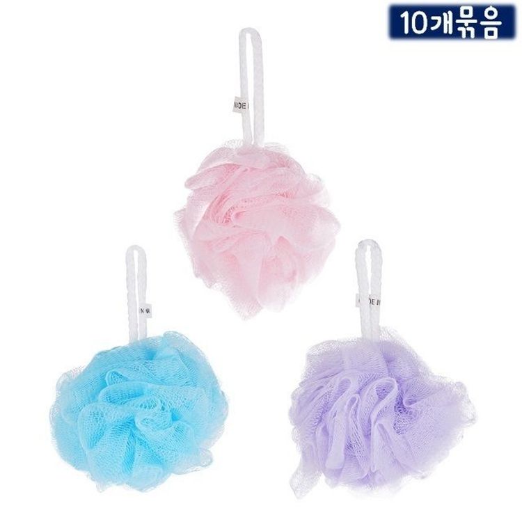 꽃 샤워볼 10p 색상랜덤 거품 타올 홈플러스 택배배송