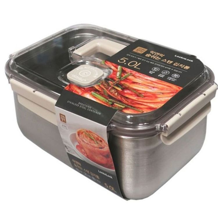 락앤락 밀폐용기 스텐 김치통 냉장고 정리용기 5l 홈플러스 택배배송