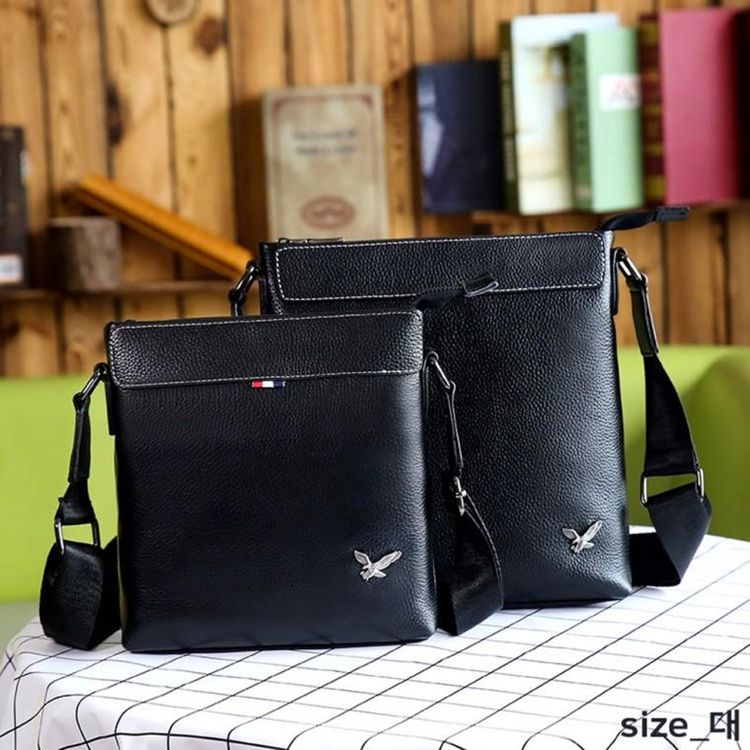 소 가죽 패션 크로스 백 남성 데일리 고급 가방 대 홈플러스 택배배송