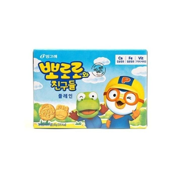 빙그레 뽀로로플레인 65g 홈플러스 택배배송