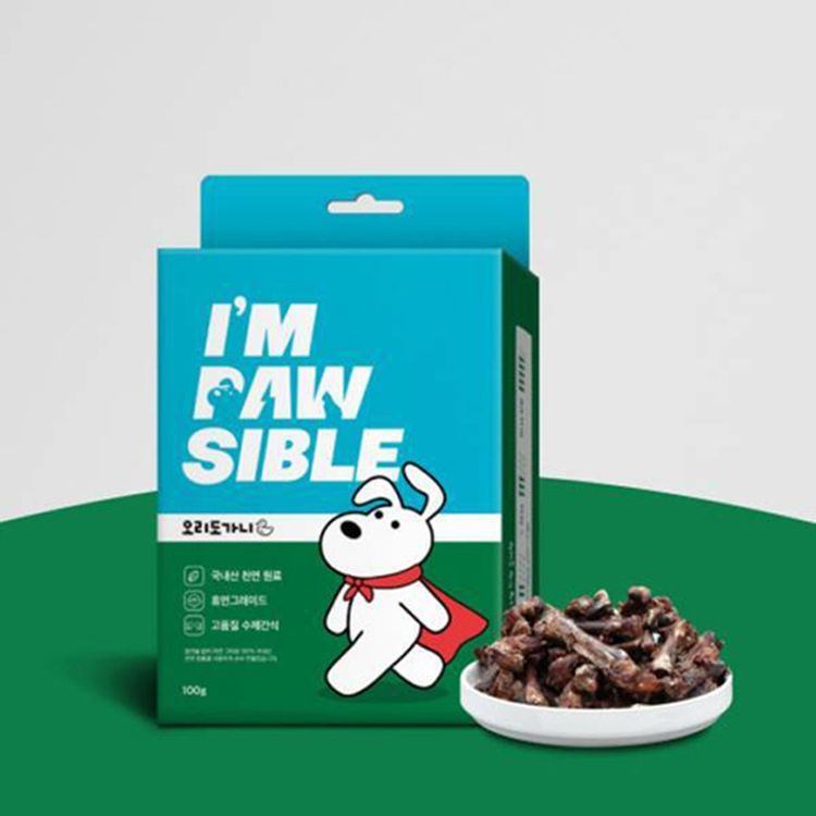 강아지수제간식 오리도가니 임포시블 홈플러스 택배배송