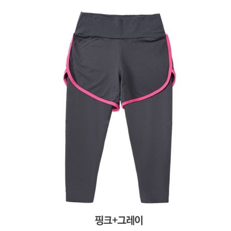 여성용 스포츠웨어 레쉬가드 반바지레깅스 핑크그레이 홈플러스 택배배송