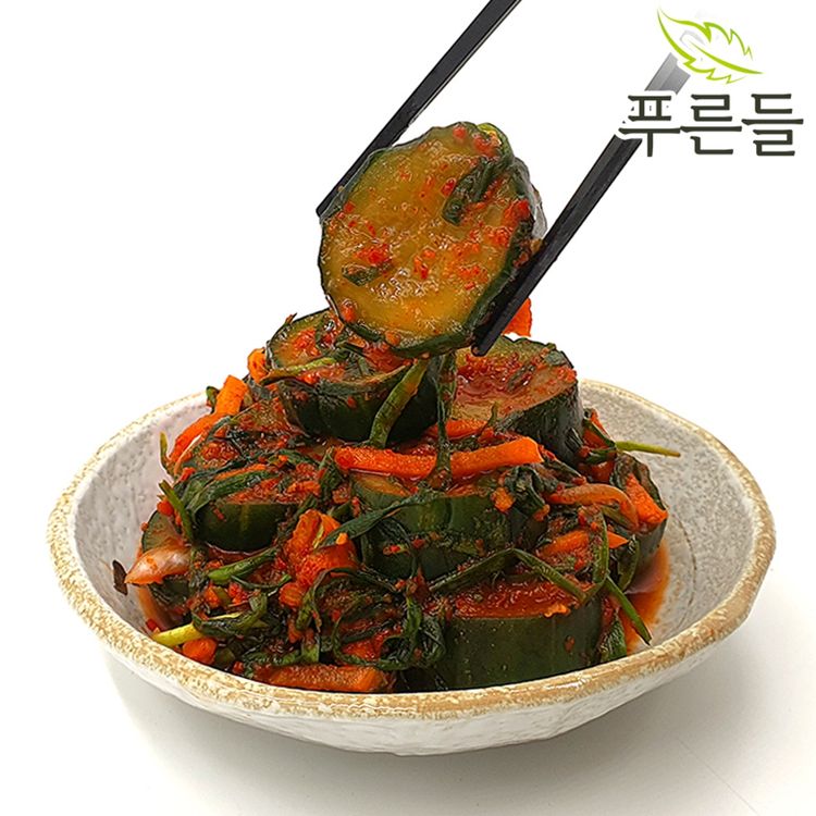 푸른들 양념한가득 전라남도 함평김치 오이부추김치 2kg 홈플러스 택배배송