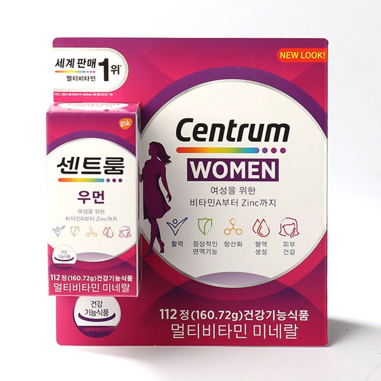 센트룸 우먼 더블업 멀티비타민 미네랄 112정 홈플러스 택배배송