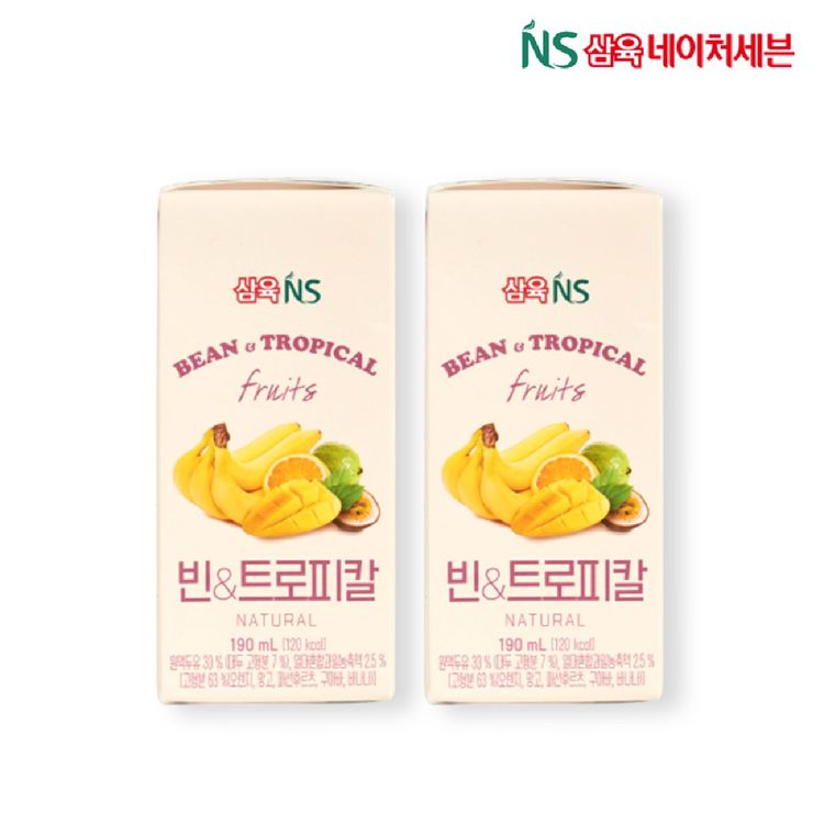 삼육네이처세븐 빈&트로피칼 두유 190ml x 72팩 | 홈플러스 택배배송