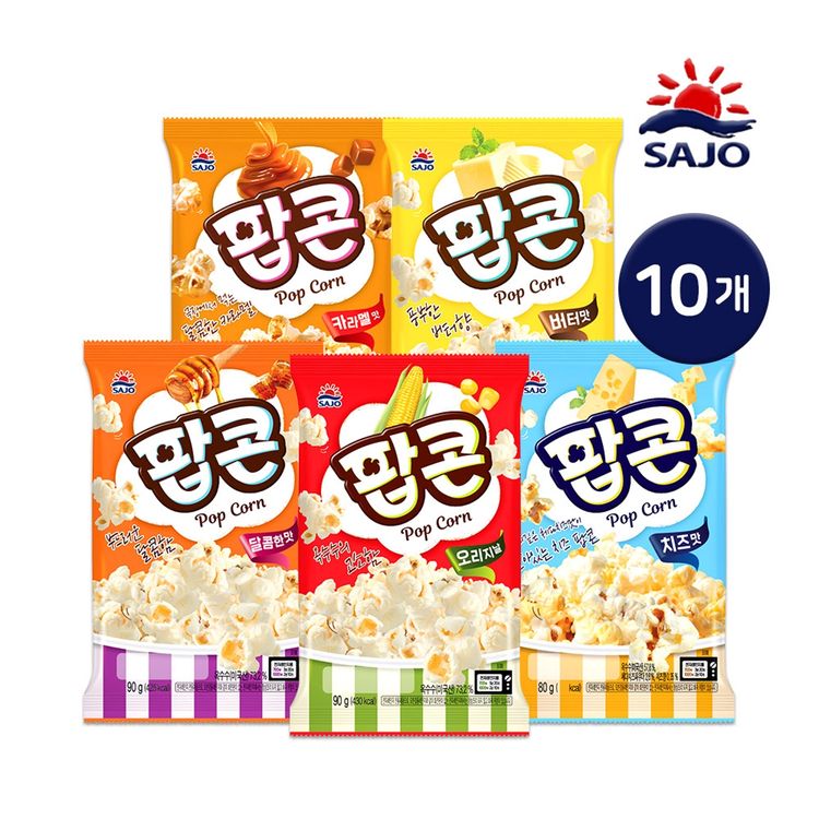 사조대림 전자레인지 팝콘 치즈맛 80g 10개묶음 홈플러스 택배배송