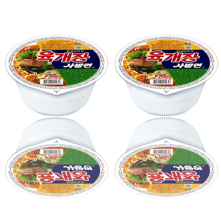 농심 컵라면 육개장 사발면 86gx6개입 홈플러스 택배배송