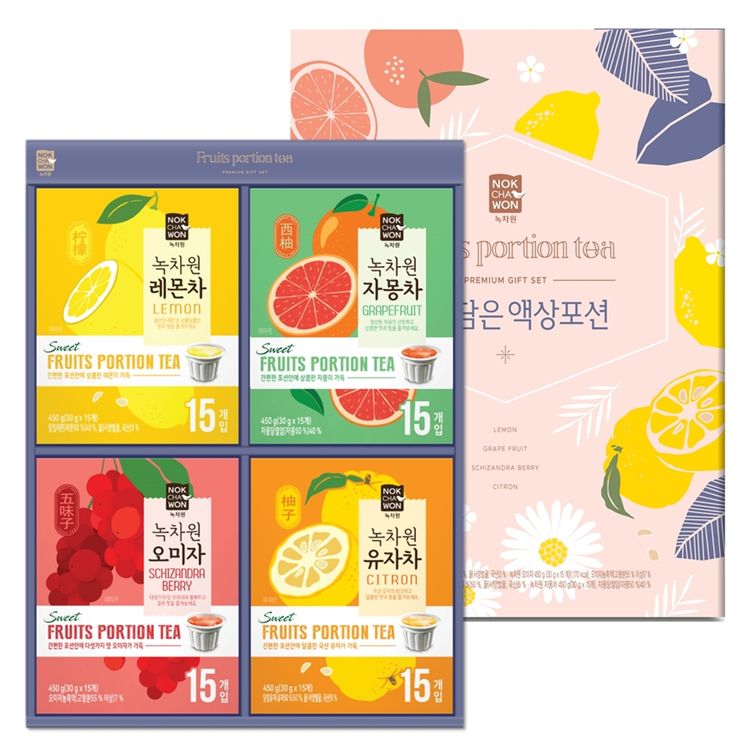 91 녹차원 과일담은 액상차포션 선물세트 홈플러스 택배배송