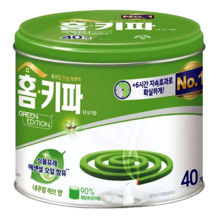 홈키파 디 모기향 내추럴 허브향 40개입 홈플러스 택배배송