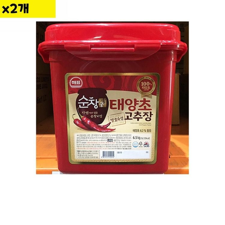 순창궁 태양초고추장 해표 65kg X2개 홈플러스 택배배송