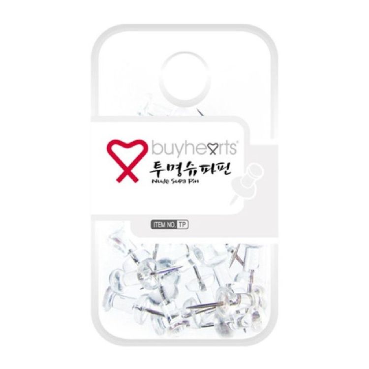 바이하츠 투명 슈파핀tp 압정 홈플러스 택배배송