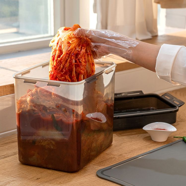 스마트 김치통 12l 블랙김치통김장김치밀폐용기반찬통김치보관김치냉장고 홈플러스 택배배송