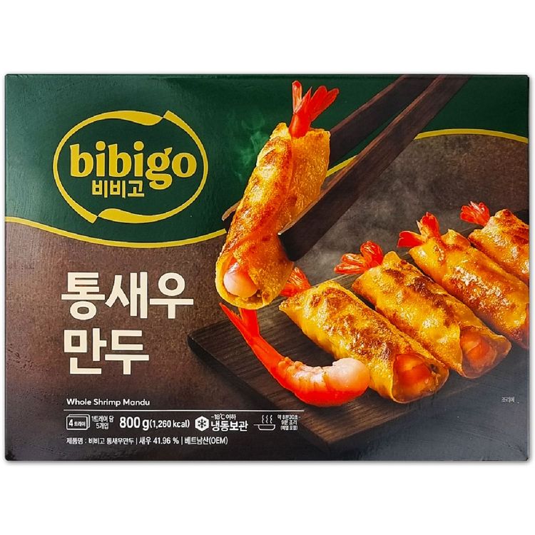 비비고 통새우 만두 800g200g X 4트레이 아이스박스 발송 홈플러스 택배배송
