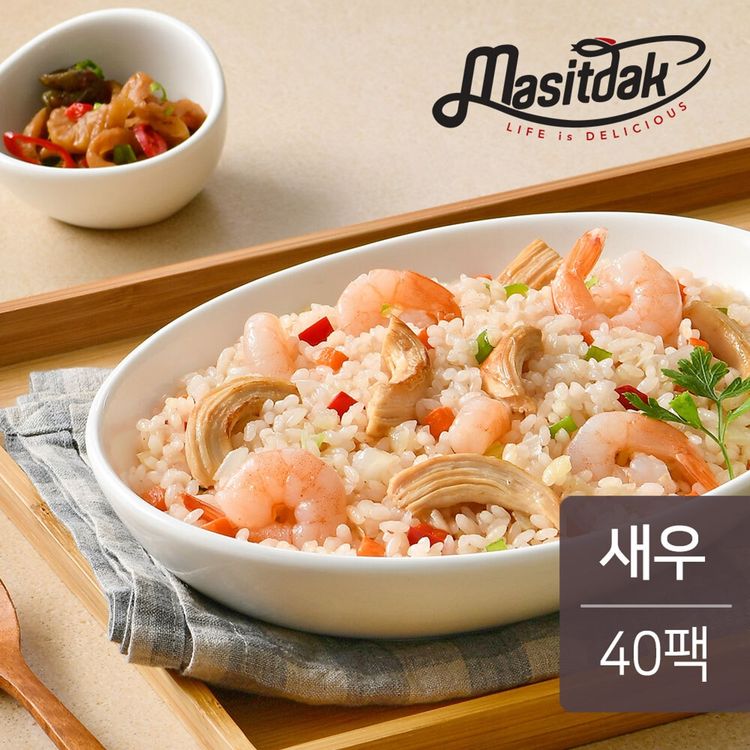 맛있닭 닭가슴살 한끼 파우치 곤약 볶음밥 새우 200gx40팩8kg 홈플러스 택배배송