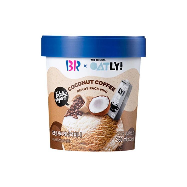 배스킨라빈스 비건 미니 레디팩260ml 오틀리 코코넛 커피 홈플러스 택배배송