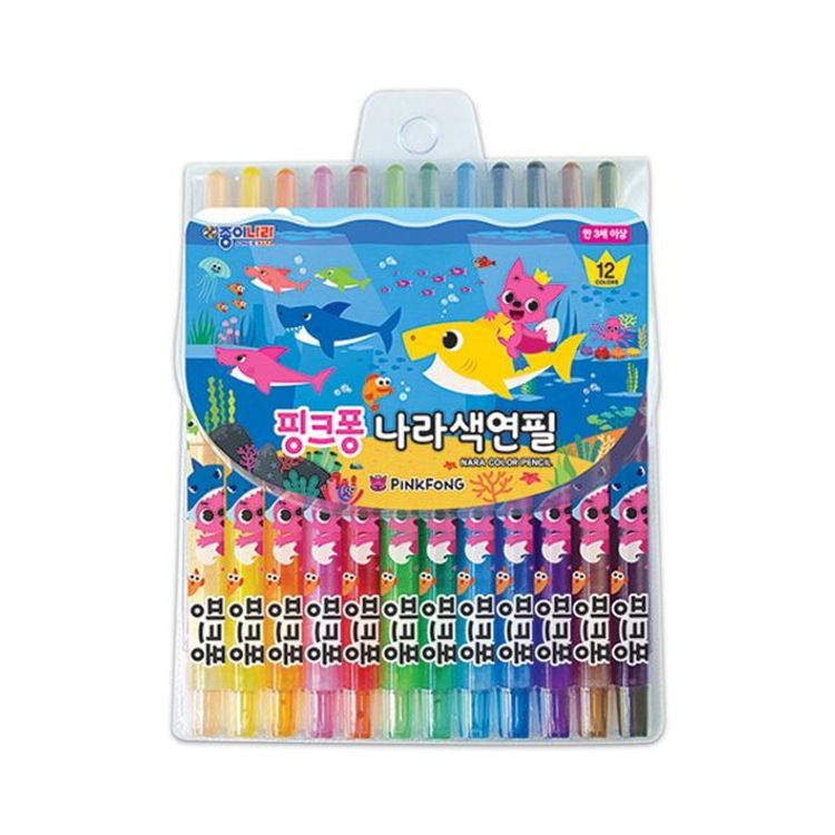 핑크퐁 실용적인 N7113b2fa0e 나라 색연필 12색샤프식 홈플러스 택배배송