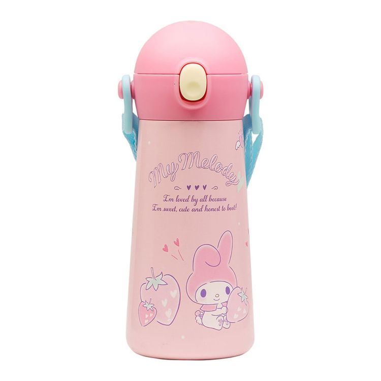 산리오캐릭터즈 원터치 어깨끈 이중 스텐 물병 마이멜로디 460ml 홈플러스