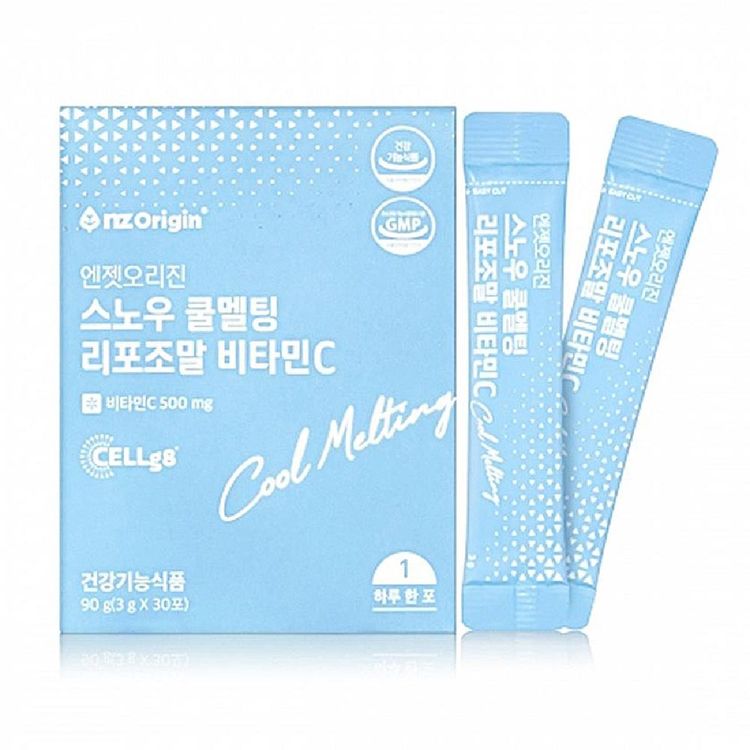 엔젯오리진 스노우 쿨멜팅 리포조말 비타민c 30포 홈플러스 택배배송