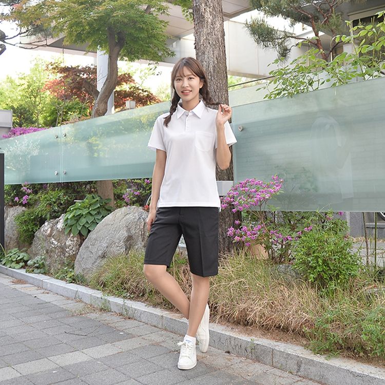 빅사이즈 스판 블랙 교복 반바지 여자 Ss~6xl 홈플러스 택배배송