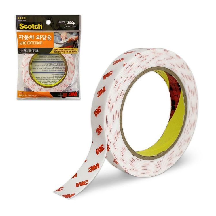 3m N82419d9b05 강력 폼 양면테이프ex130 자동차외장용 18mmx3m 홈플러스 택배배송