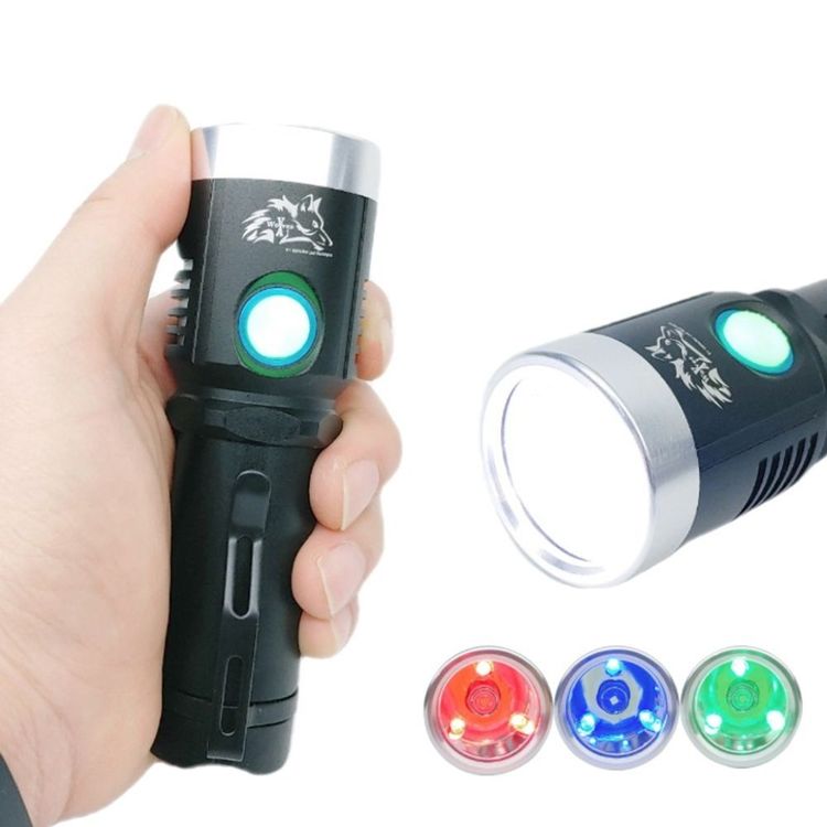 휴대용 손전등 Led 후레쉬 과학 실험용 Rgb 컬러 랜턴 홈플러스 택배배송