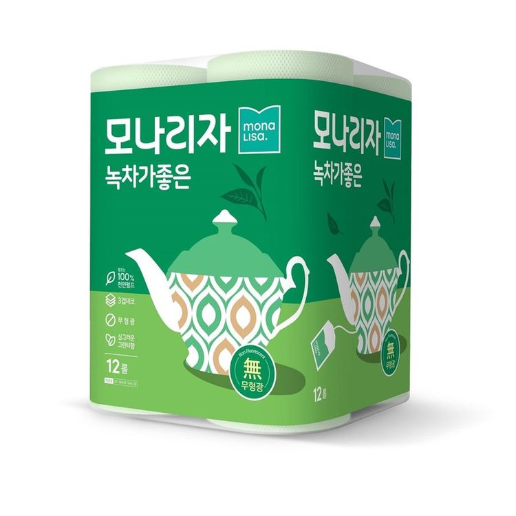 모나리자 녹차가좋은화장지천연펄프3겹 30m12r 홈플러스 익스프레스