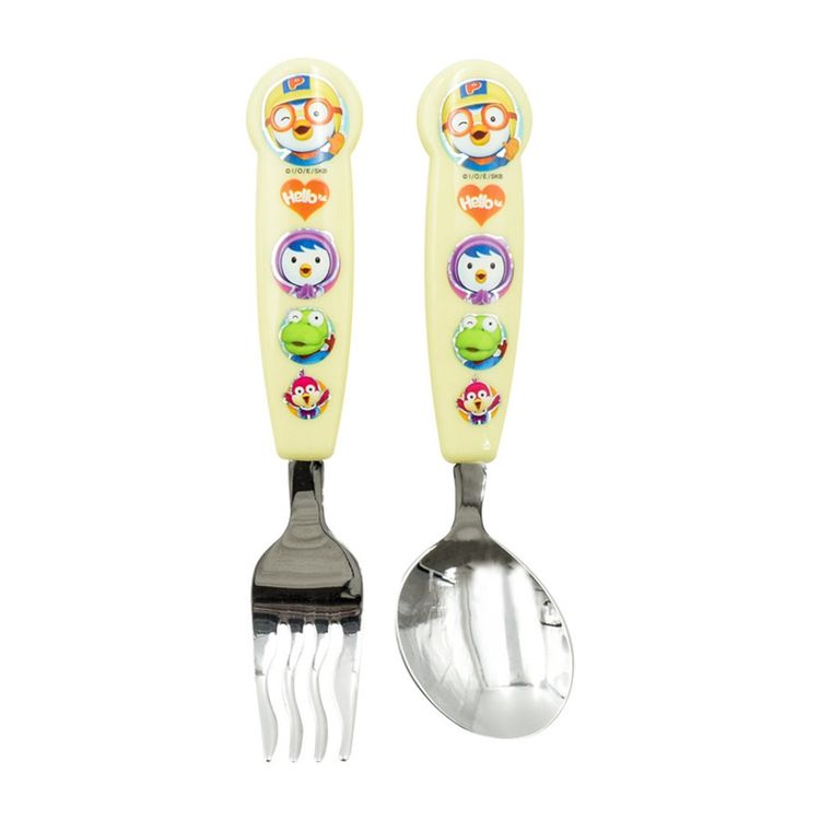 뽀로로 혼자먹는 스푼 누들 포크 세트 홈플러스