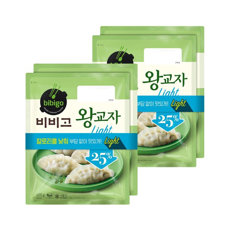 비비고 왕교자 라이트 455g 2입 X2개 홈플러스 택배배송