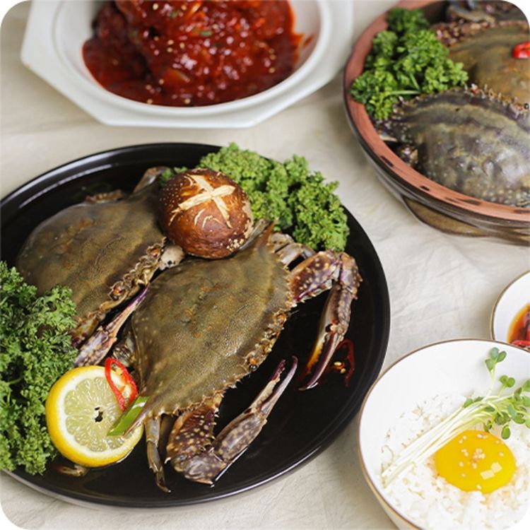 국내산 연평도 알배기 암꽃게장 간장게장 대 22kg 2미 홈플러스 택배배송