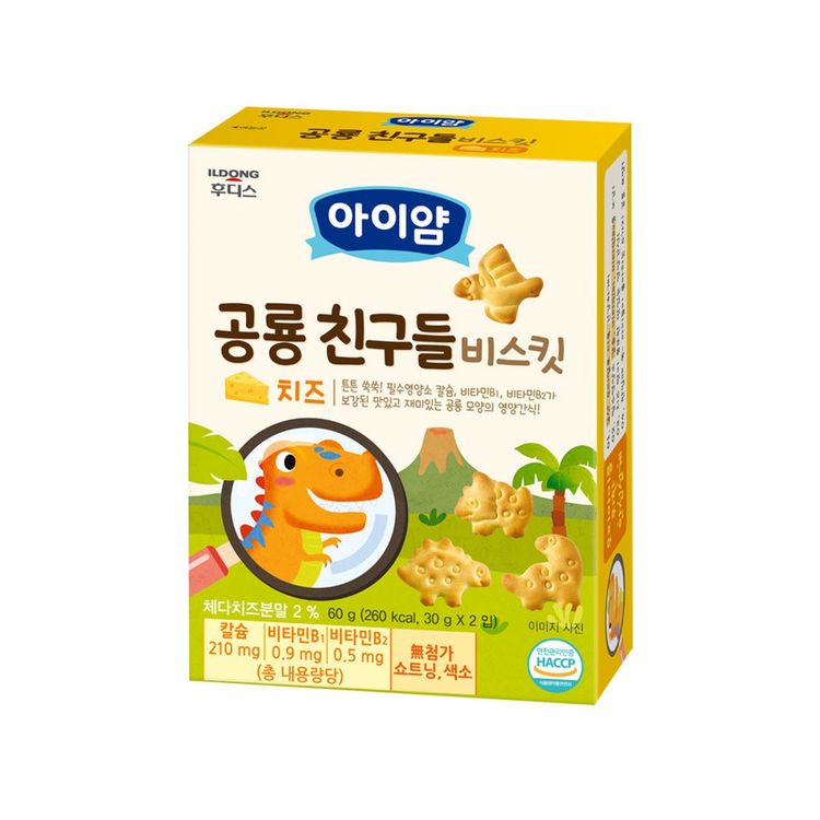 일동후디스 아이얌 공룡친구들 비스킷 치즈 60g 홈플러스