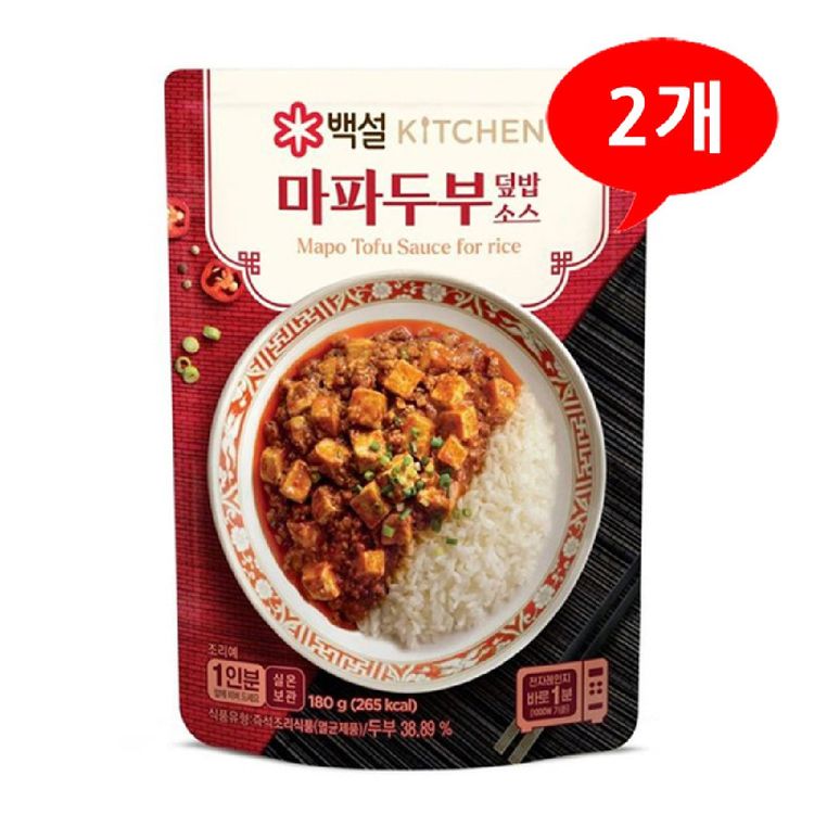 7208350 백설 마파두부 덮밥소스 180gx2개 홈플러스 택배배송