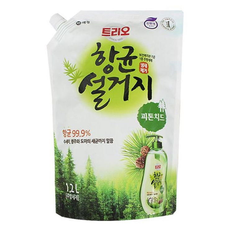 트리오 주방 세제 피톤치드 12l 식기 채소 과일 세제 홈플러스 택배배송