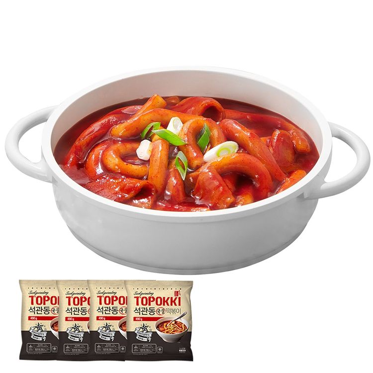 석관동떡볶이 국물떡볶이 4팩 홈플러스 택배배송