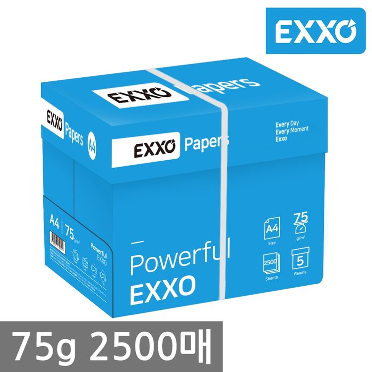 엑소(EXXO) A4 복사용지(A4용지) 75g 2500매 1BOX | 홈플러스 택배배송