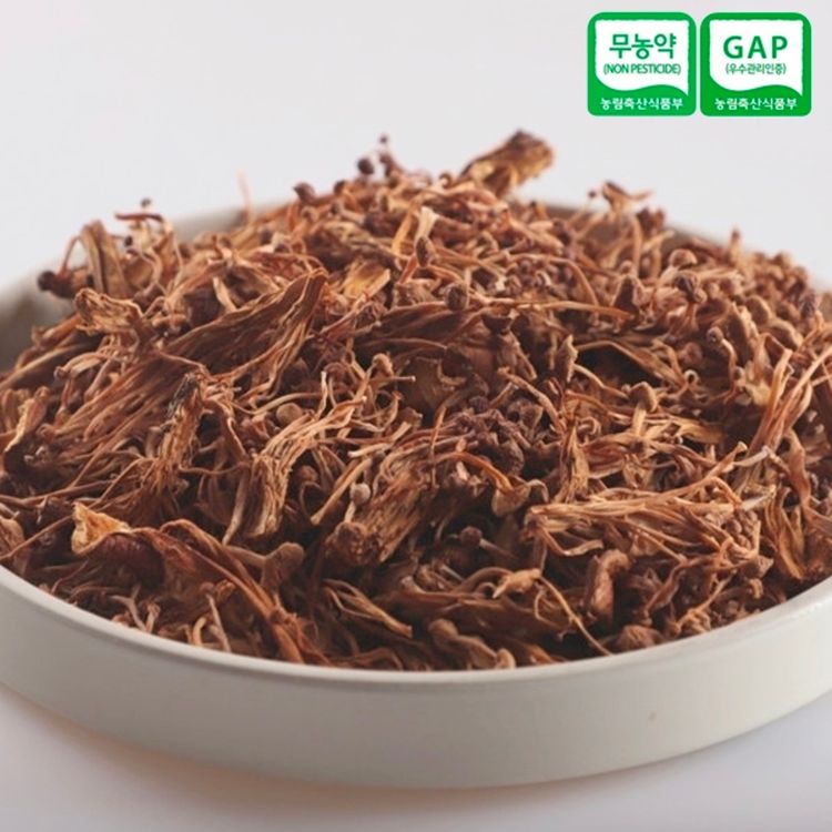 건조 갈색팽이버섯 말린 황금팽이버섯 60g 무농약 Gap 국내산 산지직송 홈플러스 택배배송
