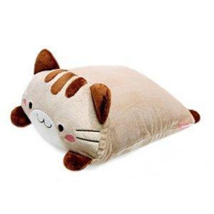 Well 미네코 사각쿠션브라운소형 고양이쿠션 홈플러스 택배배송