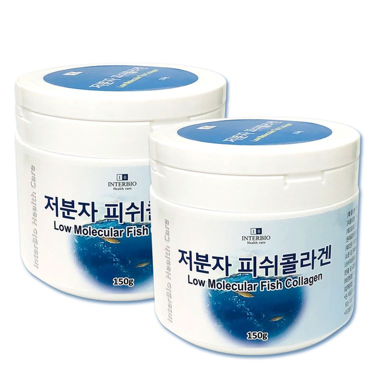 인터바이오 저분자 피쉬콜라겐 분말 2통 총300g 홈플러스 택배배송