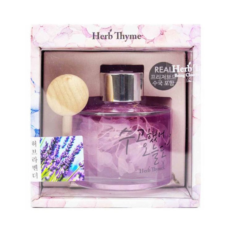 허브타임 플라워 차량용 디퓨저 120ml 허브라벤더 홈플러스 택배배송