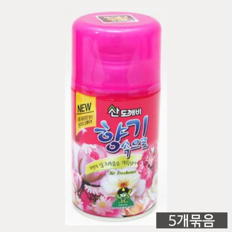 냄새제거 향기속으로 자동분사기 리필용 방향제 5개 홈플러스 택배배송