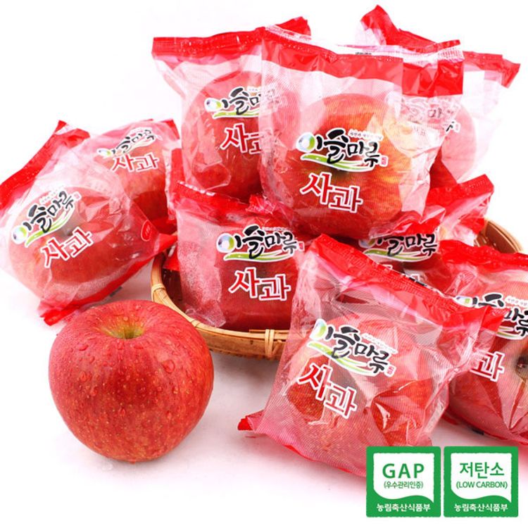 [이슬마루] GAP 저탄소 경북 세척사과 3kg(12~14과) | 홈플러스 택배배송