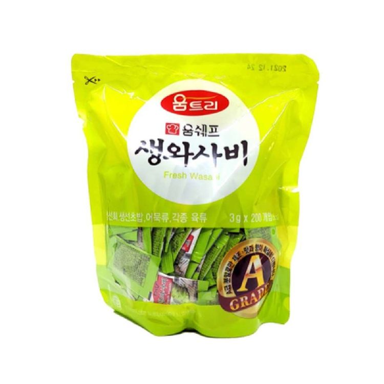 간편 1회용 생와사비 3g X 200개입 식자재 식료품 가공식품 수입식품 수입식재료 수입식 홈플러스 택배배송