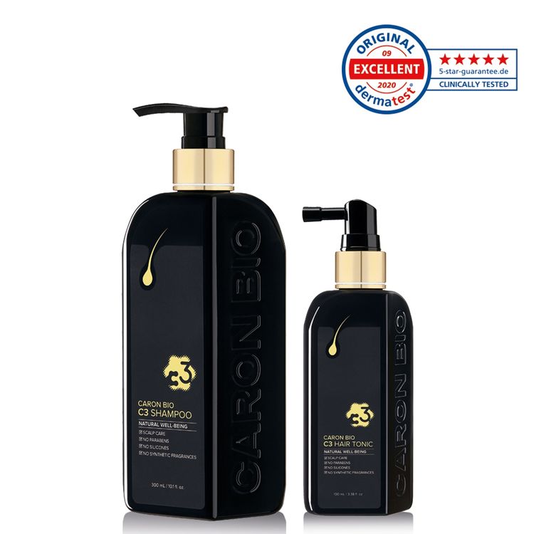 Caron Bio 카론바이오 C3 샴푸 헤어토닉 세트구성 프리미엄 두피케어 홈플러스 택배배송